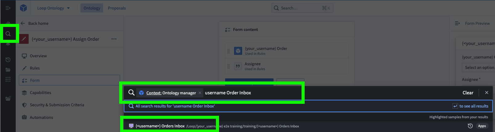 Open your Workshop Module