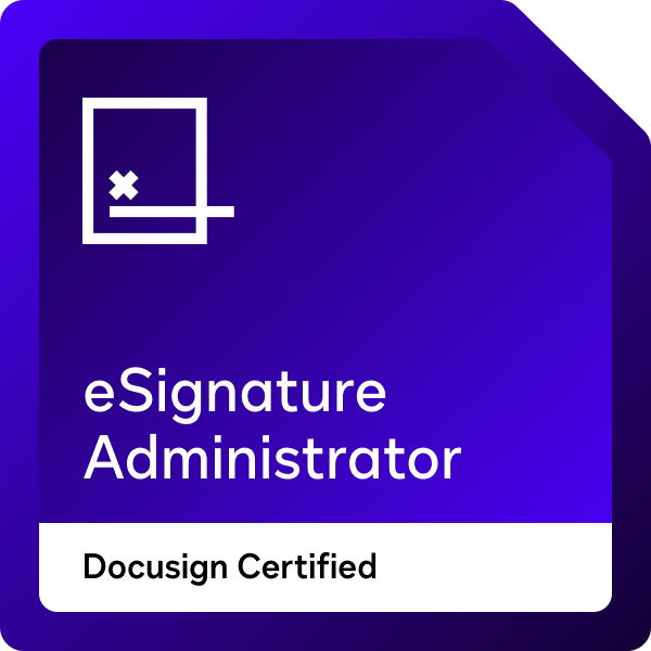 Certified Docusign eSignature Administrator