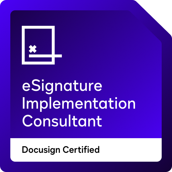 Certified Docusign eSignature Implementation Consultant