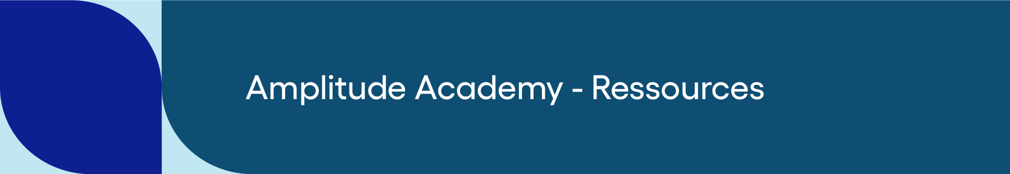 Amplitude Academy - Ressources