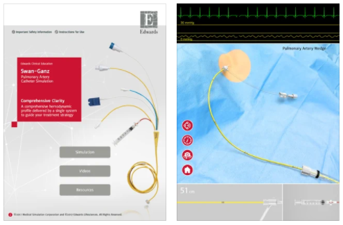 Swan-Ganz™ simulator iPad app