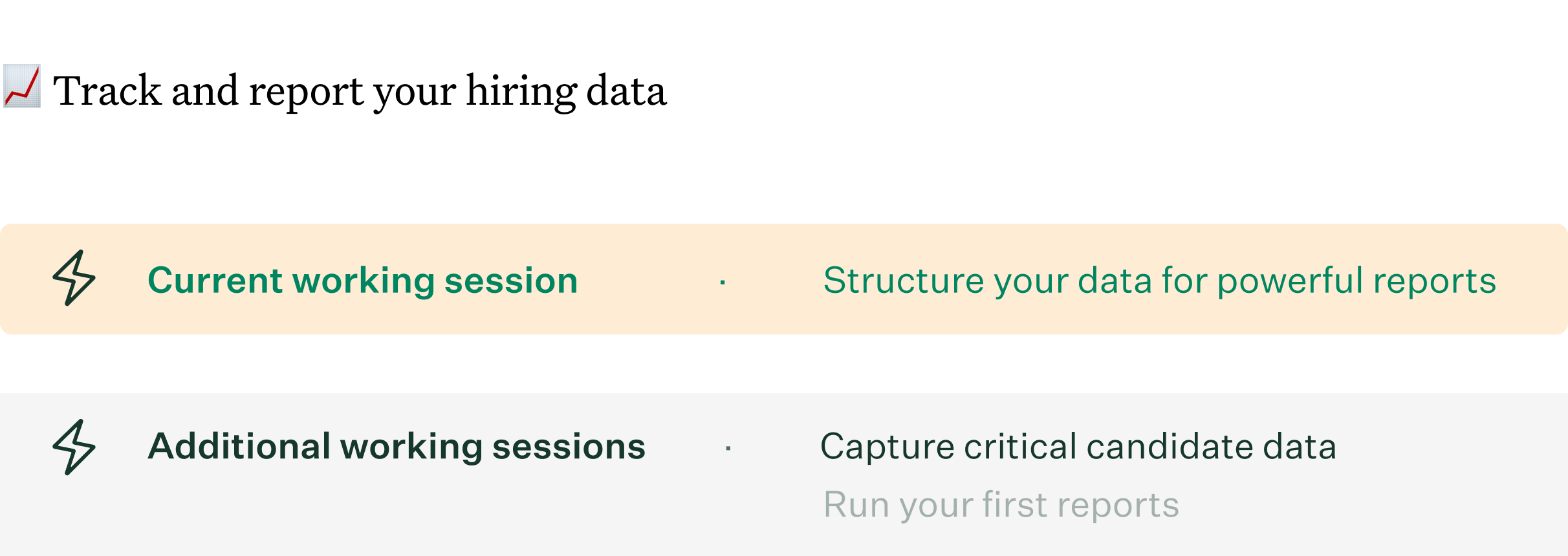 Structure your data for powerful reports