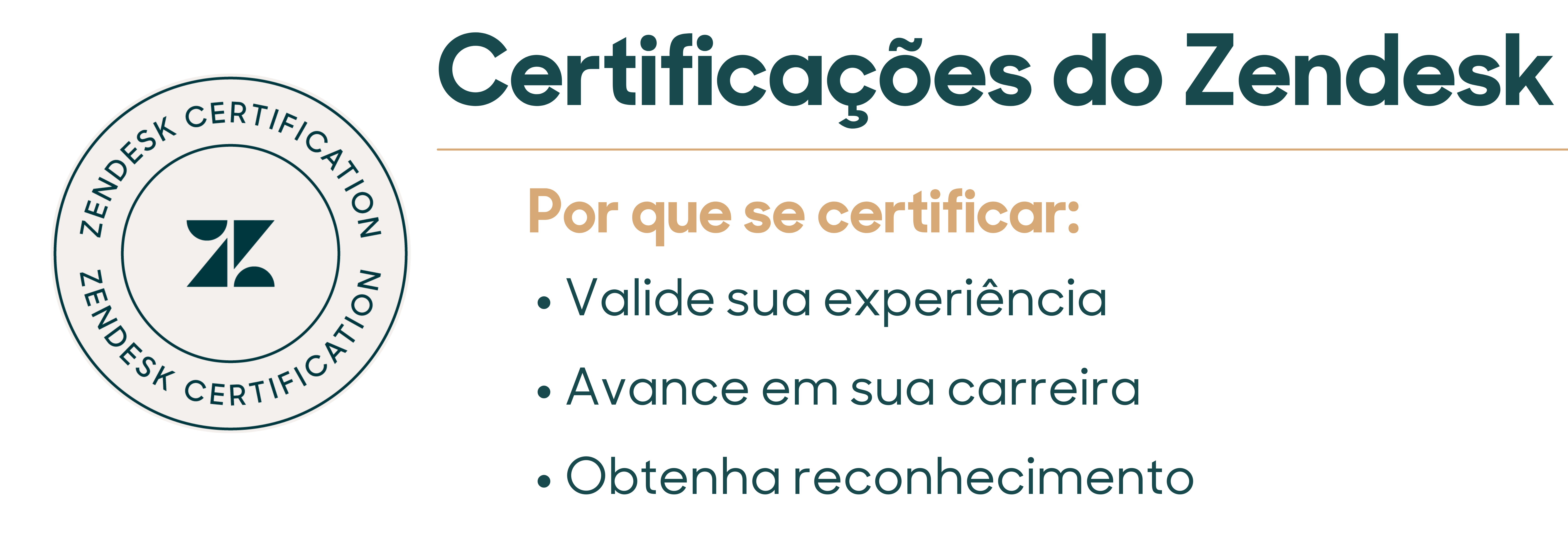 Certificações do Zendesk
