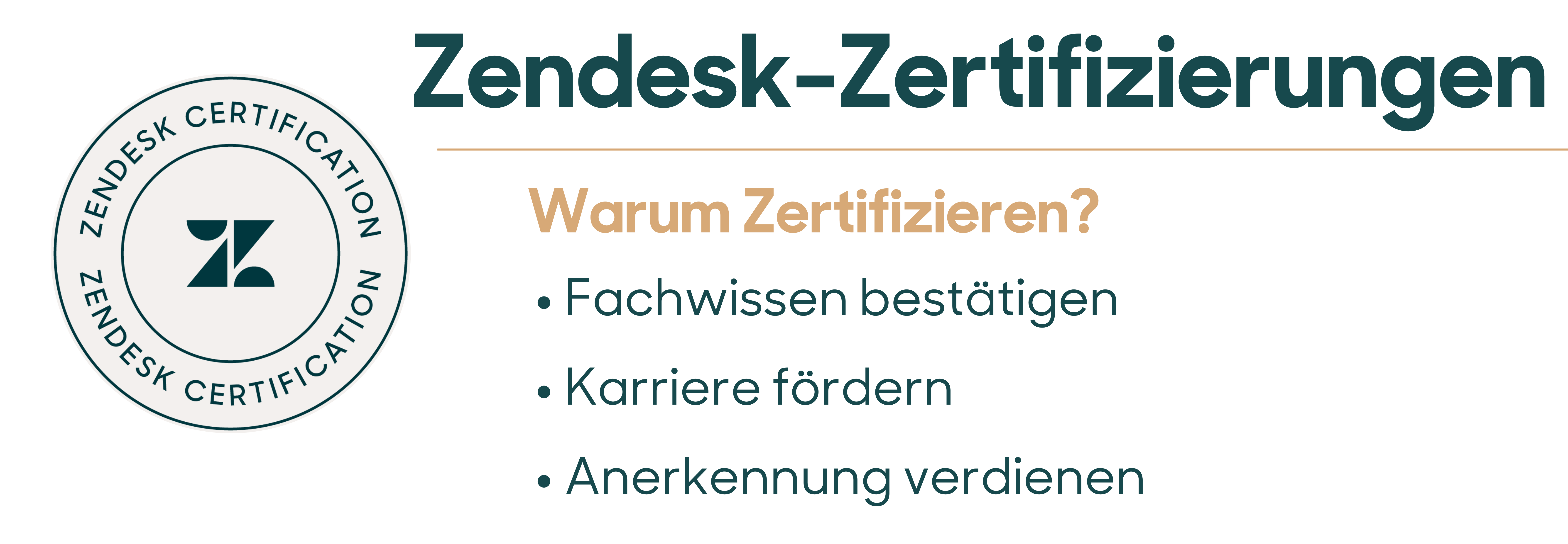 Zendesk-Zertifizierungen