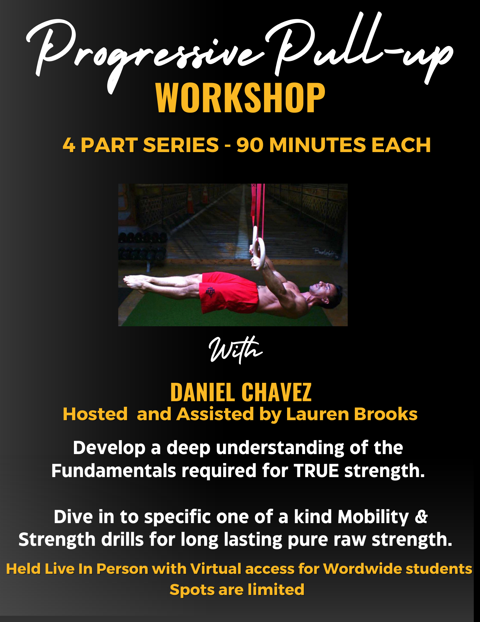 Progressive Pull Up Workshops - Deeper Understanding of the ...