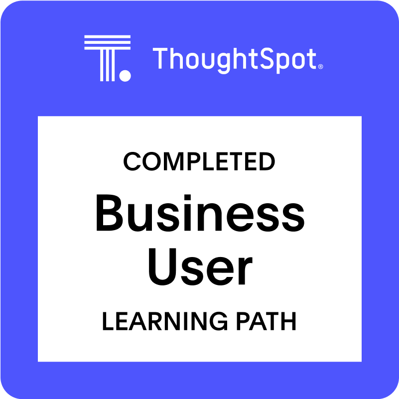 Business User Learning Path