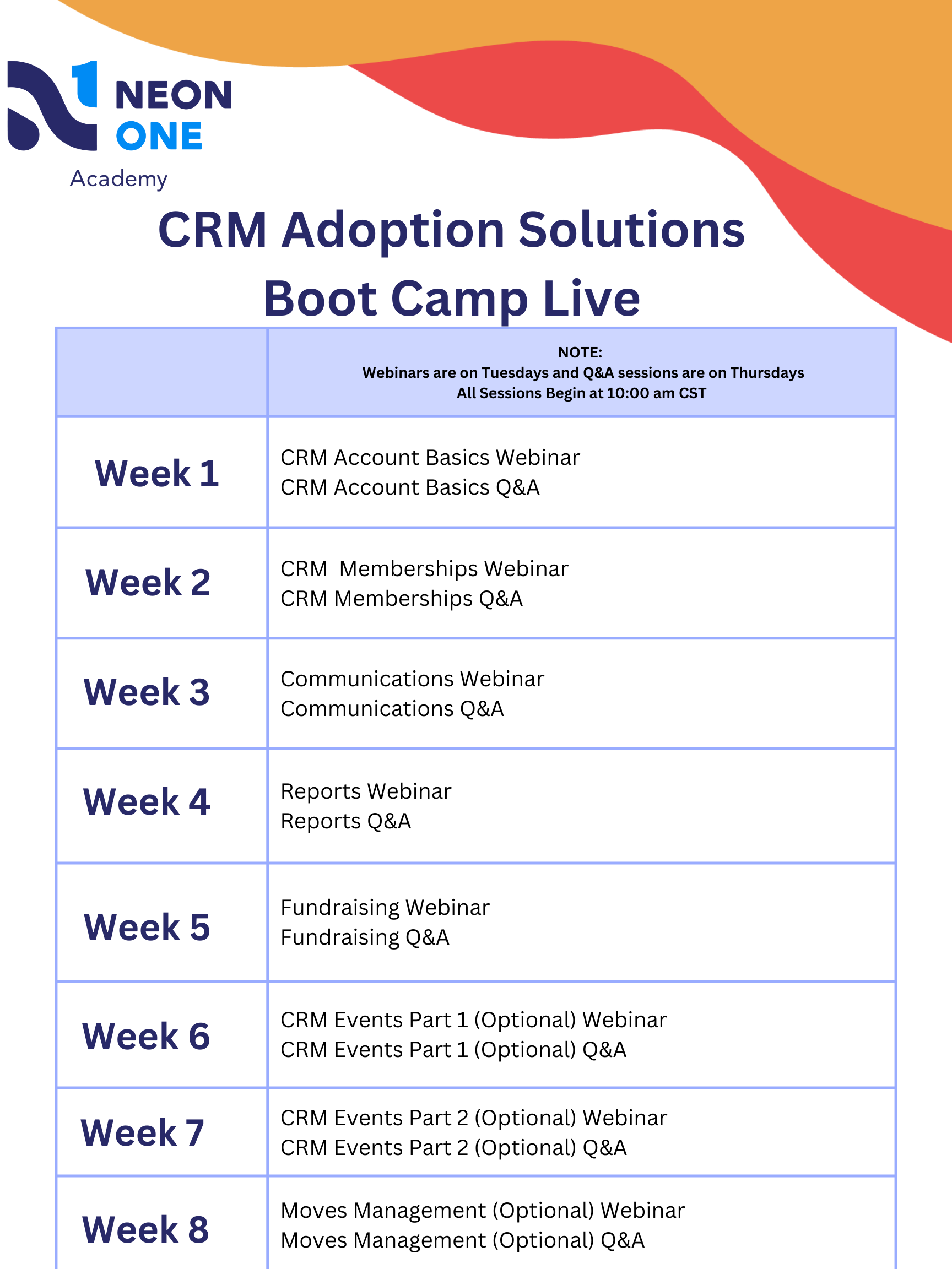 CRM Boot Camp Live