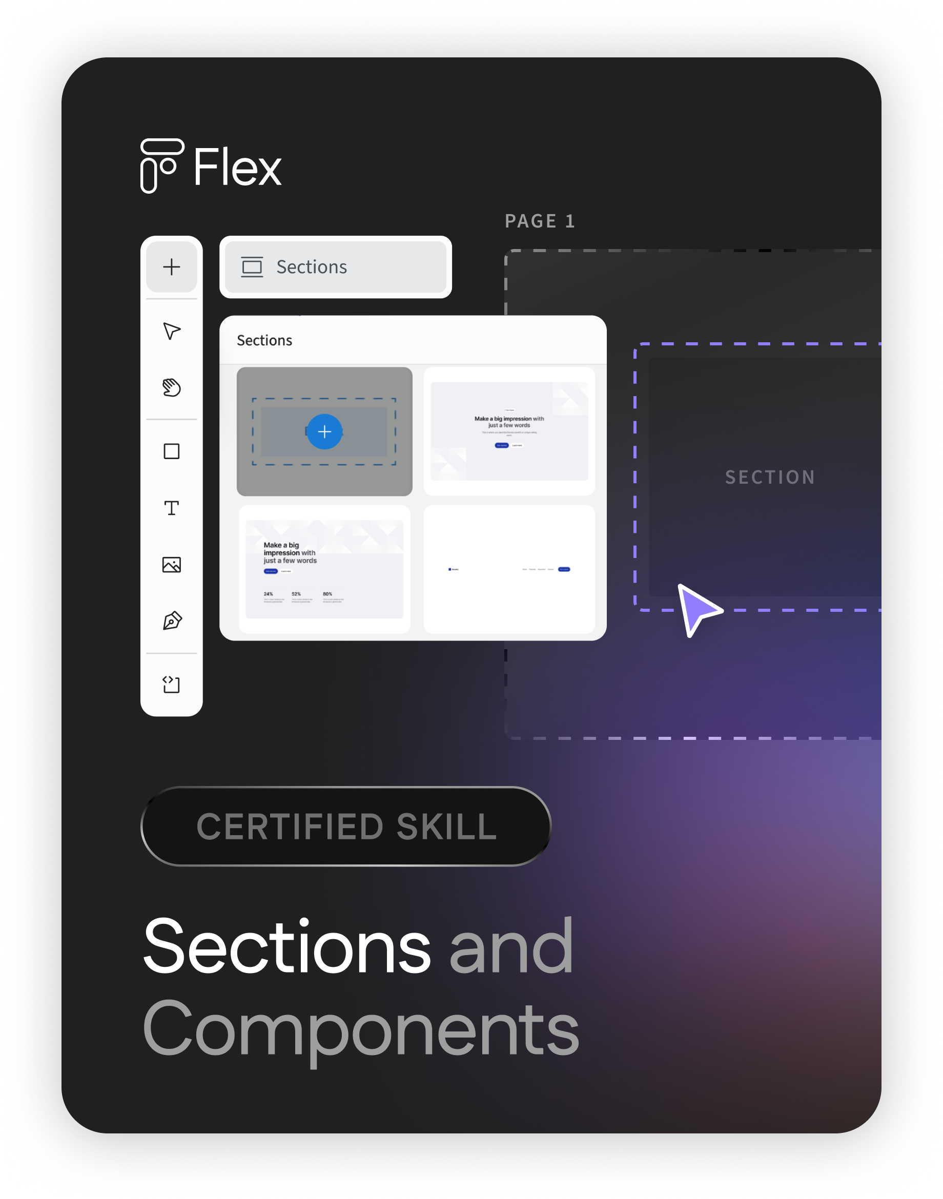 Get Started in Flex with Sections