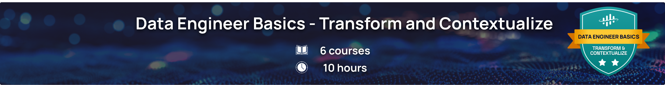 Data Engineer Basics - Transform and Contextualize