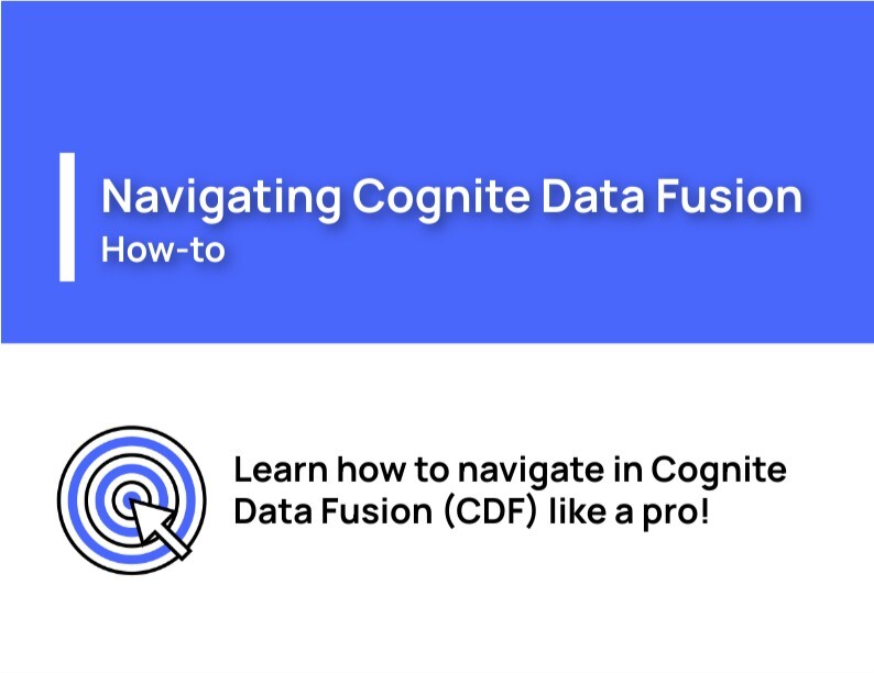 Cognite Academy Homepage