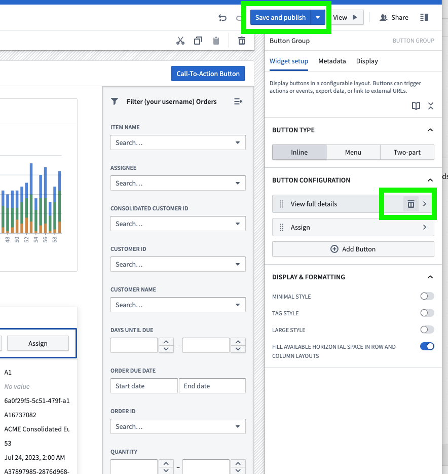Add Actions to your Workshop