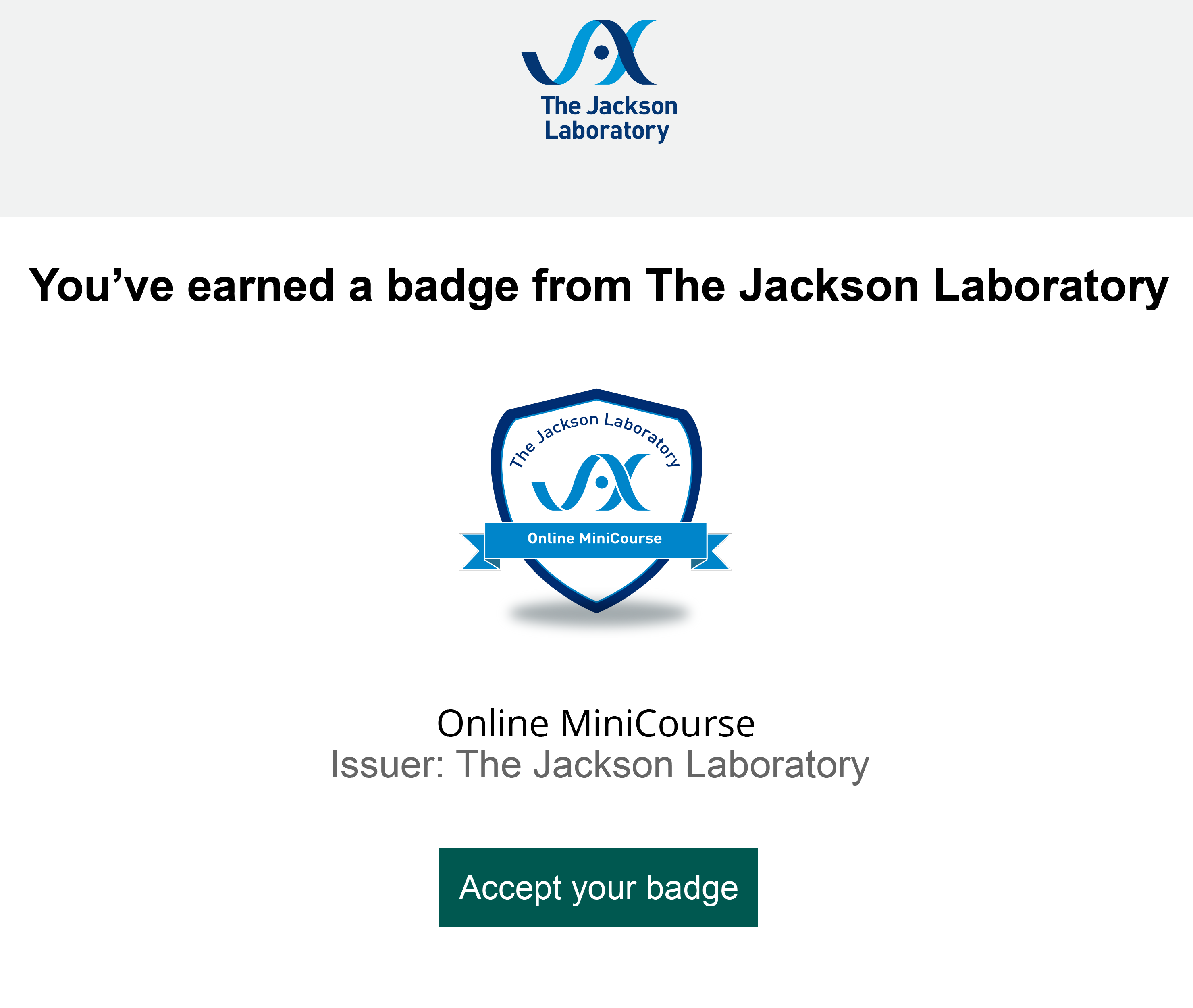 JAX Digital Badge Credentials