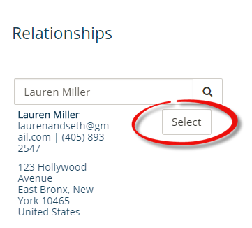 The Constituent Profile: Relationships Tab – FrontStream