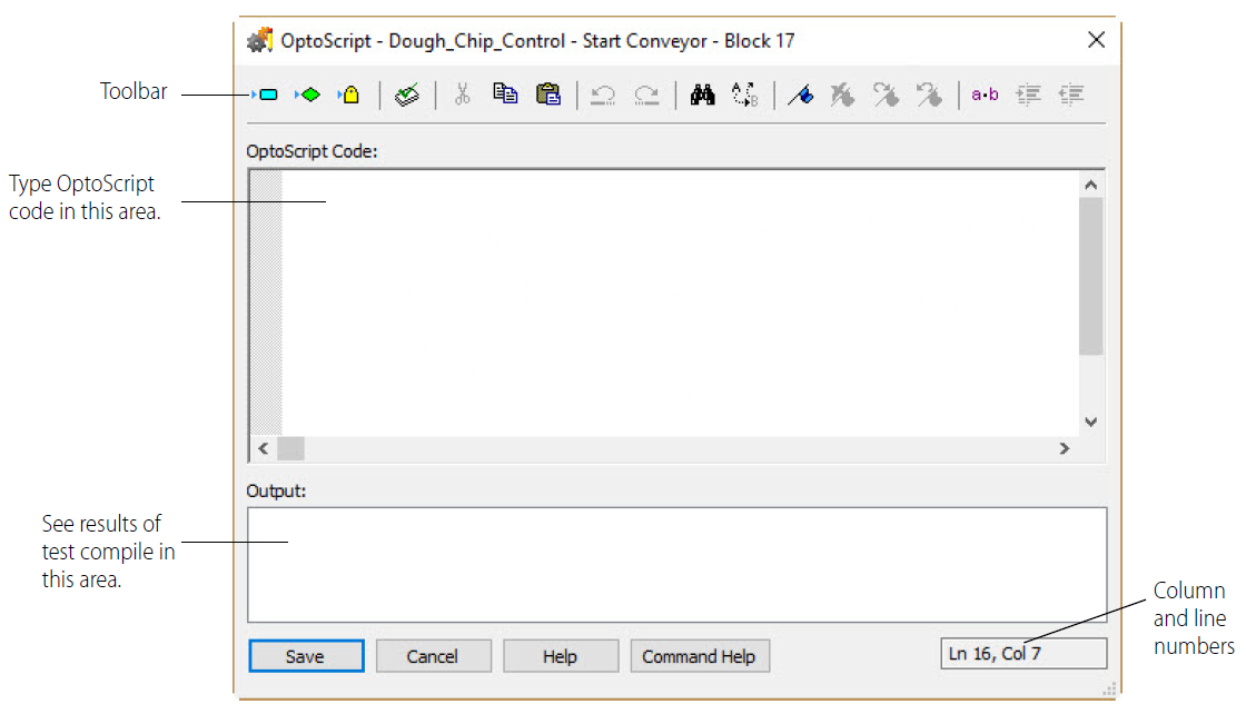 Creating an OptoScript Block