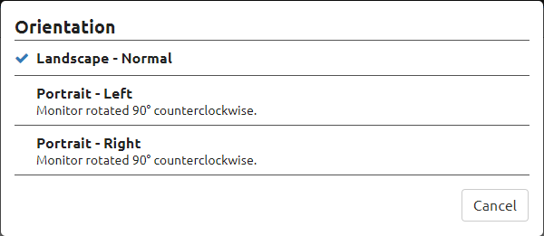 Setting up an External Display and its Orientation