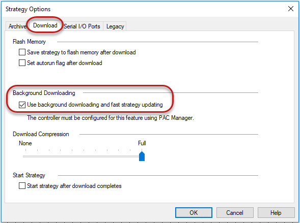 Enabling Background Downloading